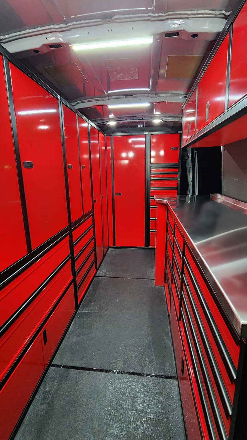Cargo Van Cabinets | Aluminum Cabinet Co.