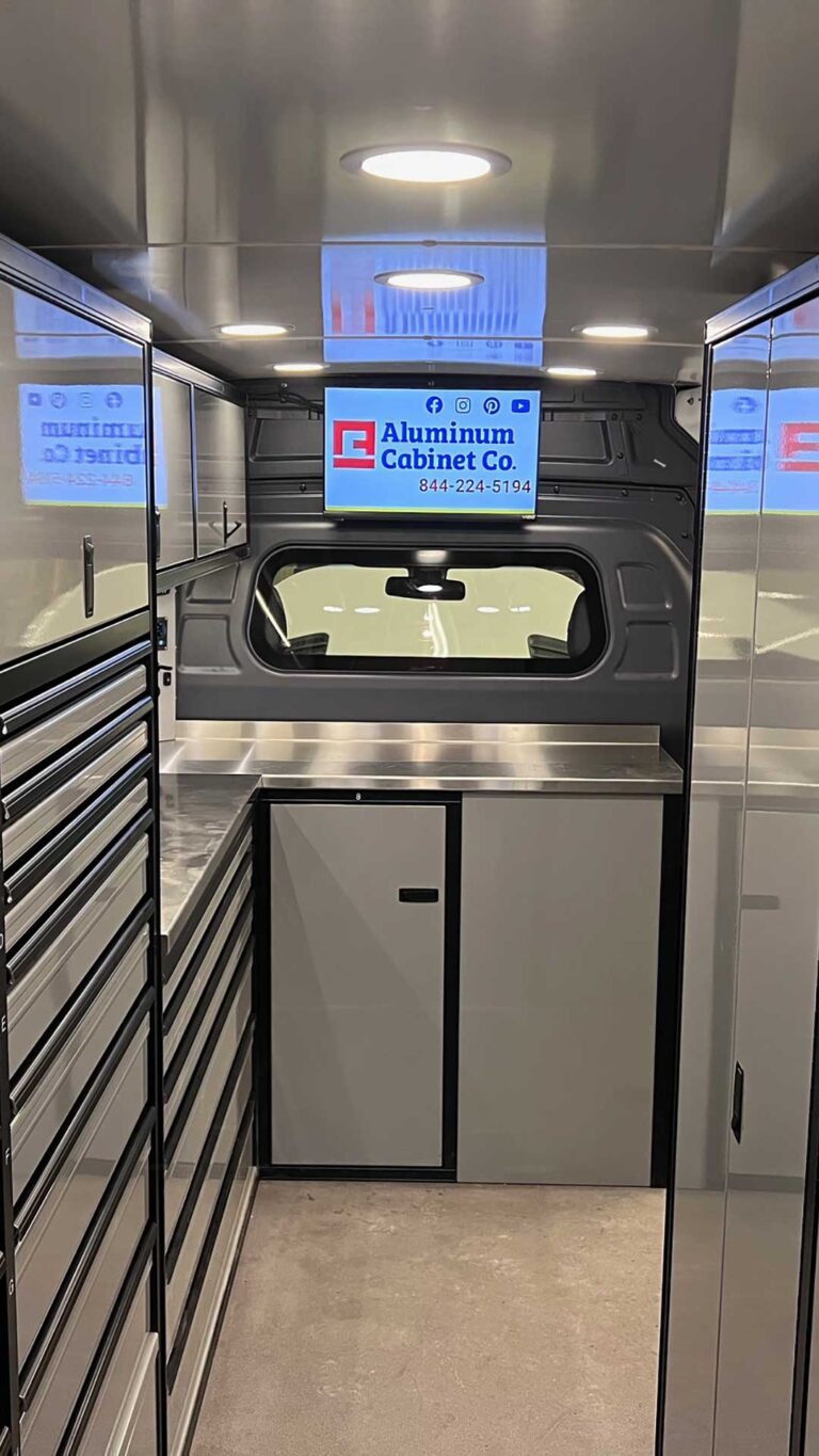 Cargo Van Cabinets | Aluminum Cabinet Co.